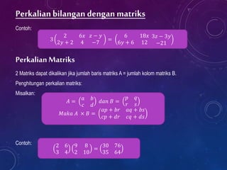 Matriks SMA Kelas 10 | PPTX