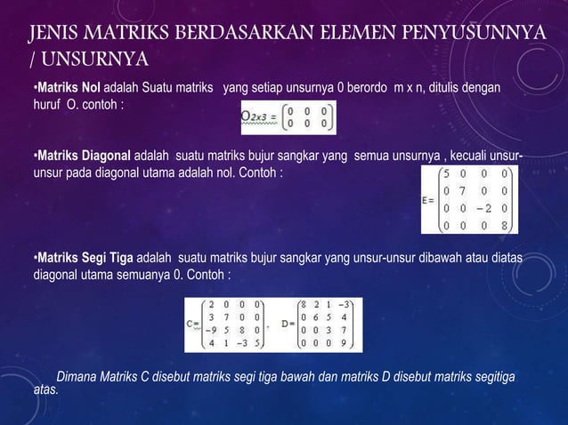 Matriks SMA Kelas 10 | PPTX