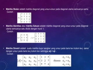 Matriks SMA Kelas 10 | PPTX
