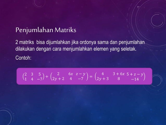 Matriks SMA Kelas 10 | PPTX