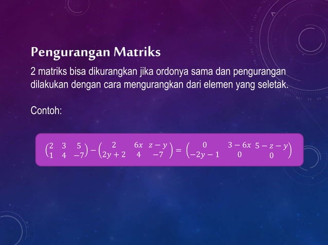 Matriks SMA Kelas 10 | PPTX