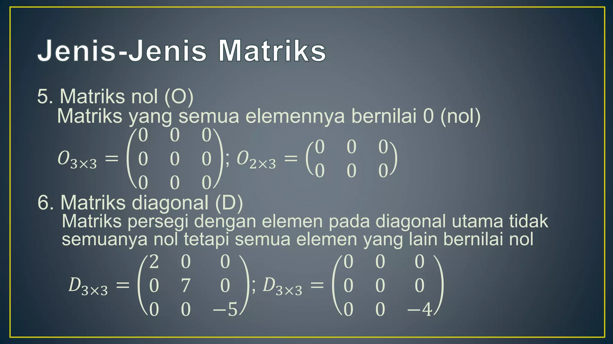 Matriks | PPT