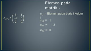 Matriks | PPT