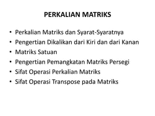 MATRIKS | PDF