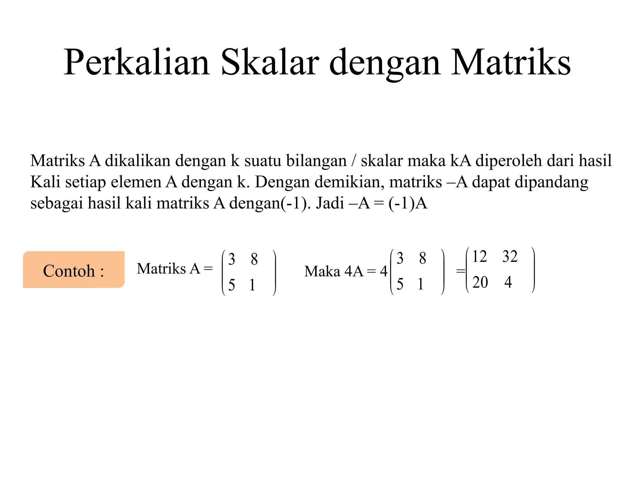 Power Point Materi Matriks, Matematika Ekonomi dan Bisnis | PPT