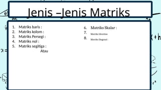 Pengenalan matriks kelas XI kurikulum merdeka.pptx