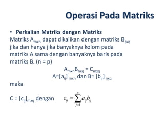 Materi matriks dan determinan matriks.pptx