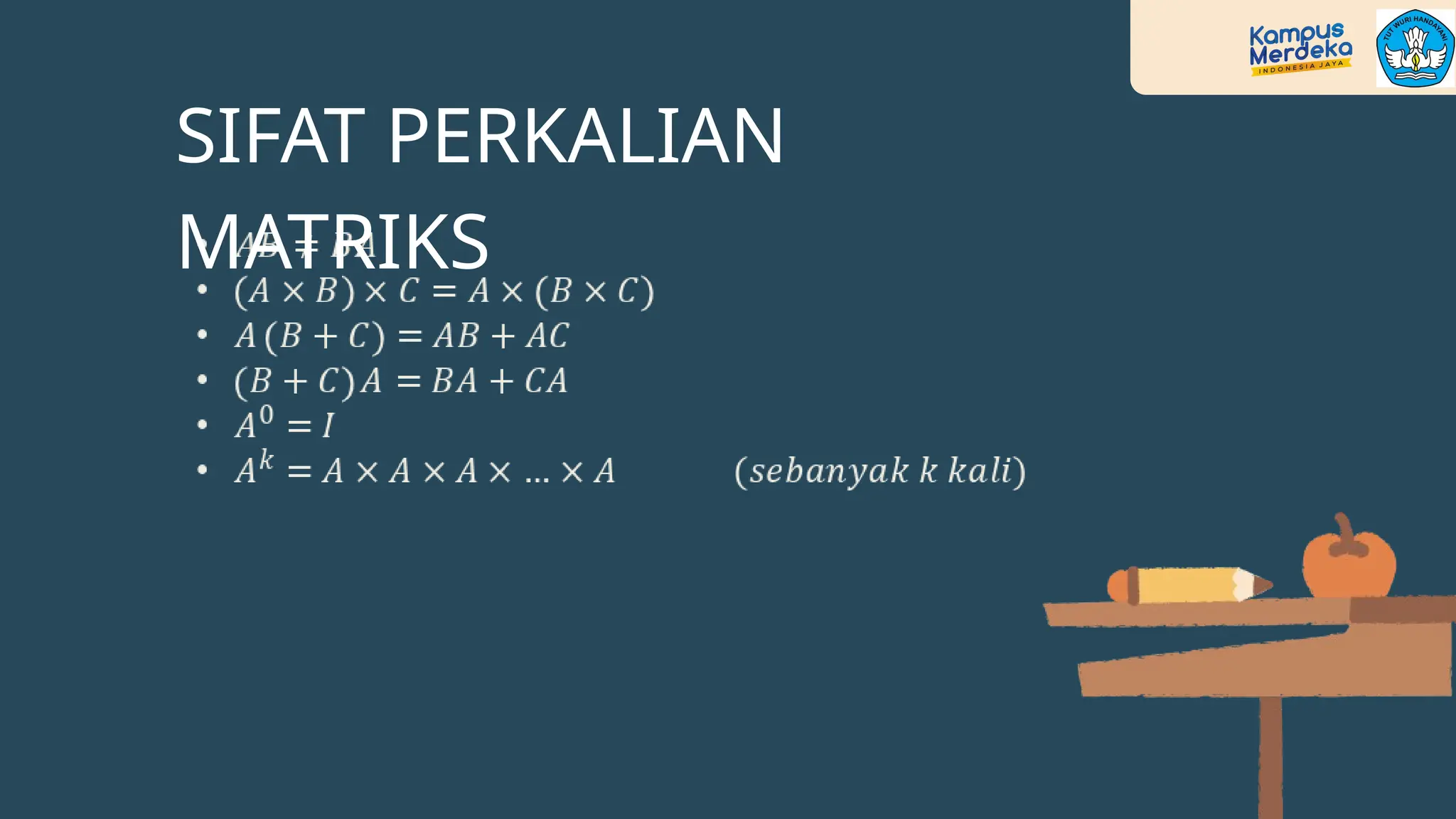 Matriks dan Ruang Vektor Operasi Matriks .pptx