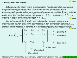 Matriks | PPT