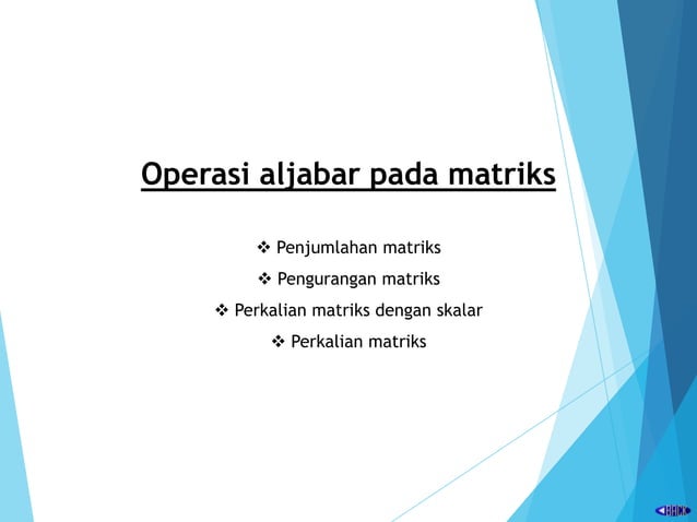 Matrix - Invers, tranpose, determinant. (2x2, 3x3) XII Science LN | PPT