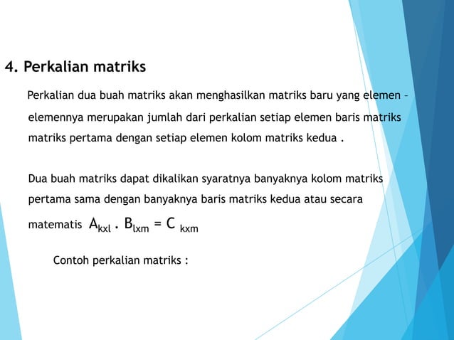 Matrix - Invers, tranpose, determinant. (2x2, 3x3) XII Science LN | PPT