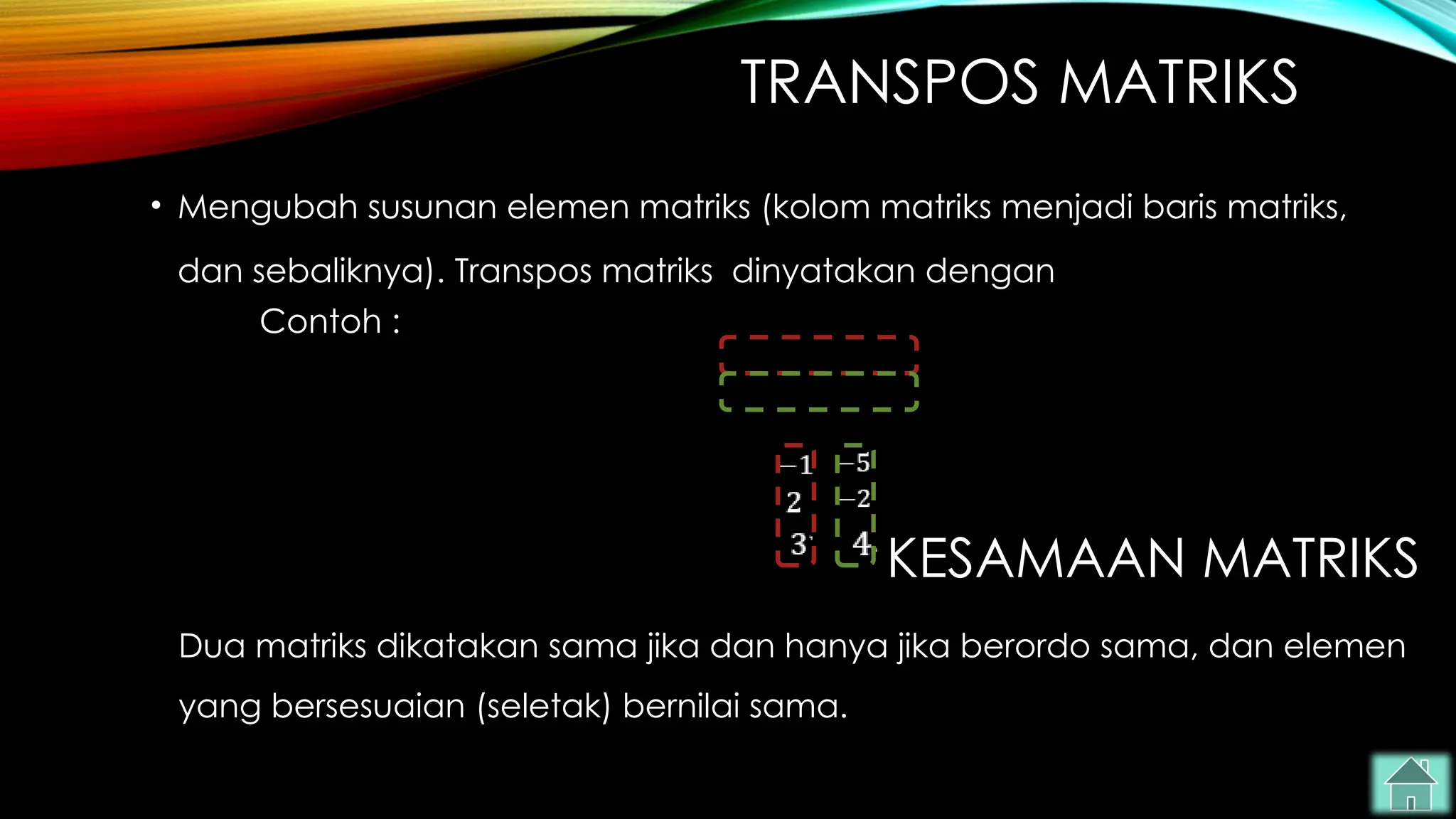 Matriks matwa bab 3 khusus sma kelas 2.pptx