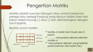 Matriks matwa bab 3 khusus sma kelas 2.pptx