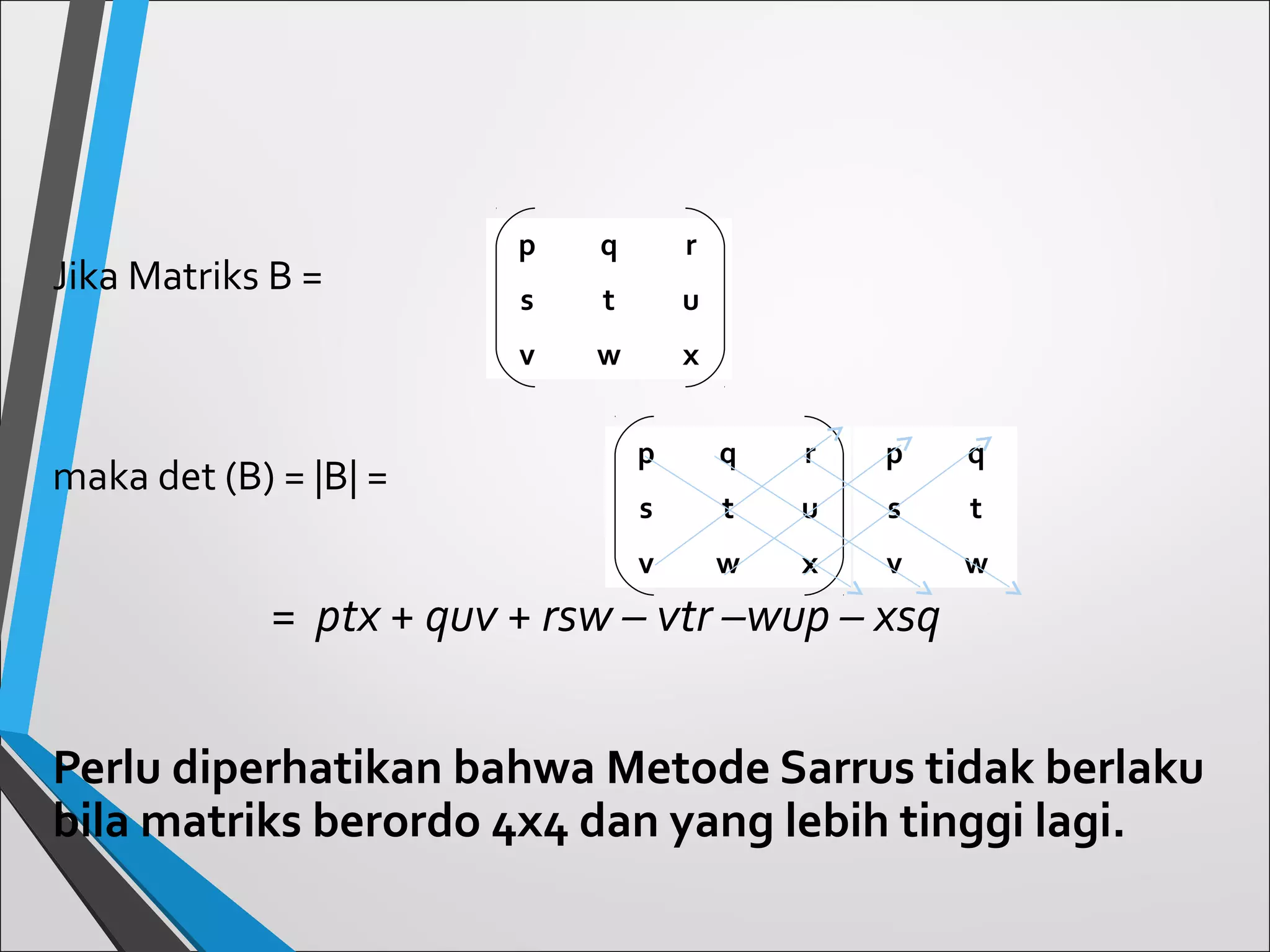 Matriks ordo 3x3 | PPT