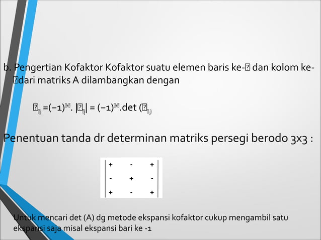 Matriks ordo 3x3 | PPT