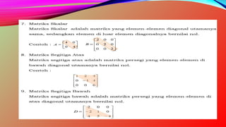 MATRIKS PPL.pptxMatriks adalah susunan bilangan yang disusun dalam bentuk persegi panjang ...