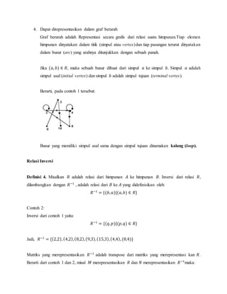 Matriks, relasi dan fungsi | DOCX