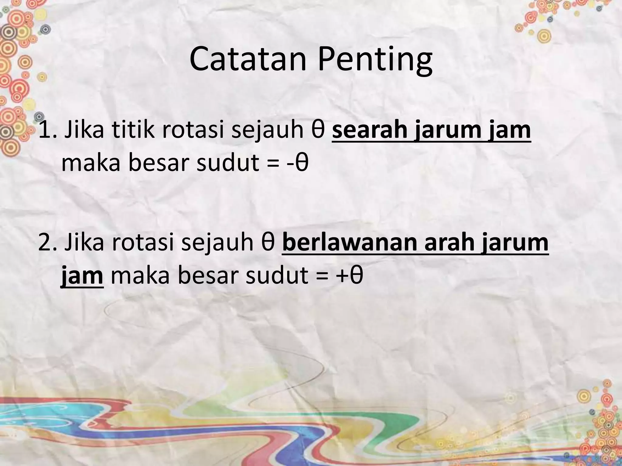 Matriks rotasi dengan pusat p (a,b) | PPTX