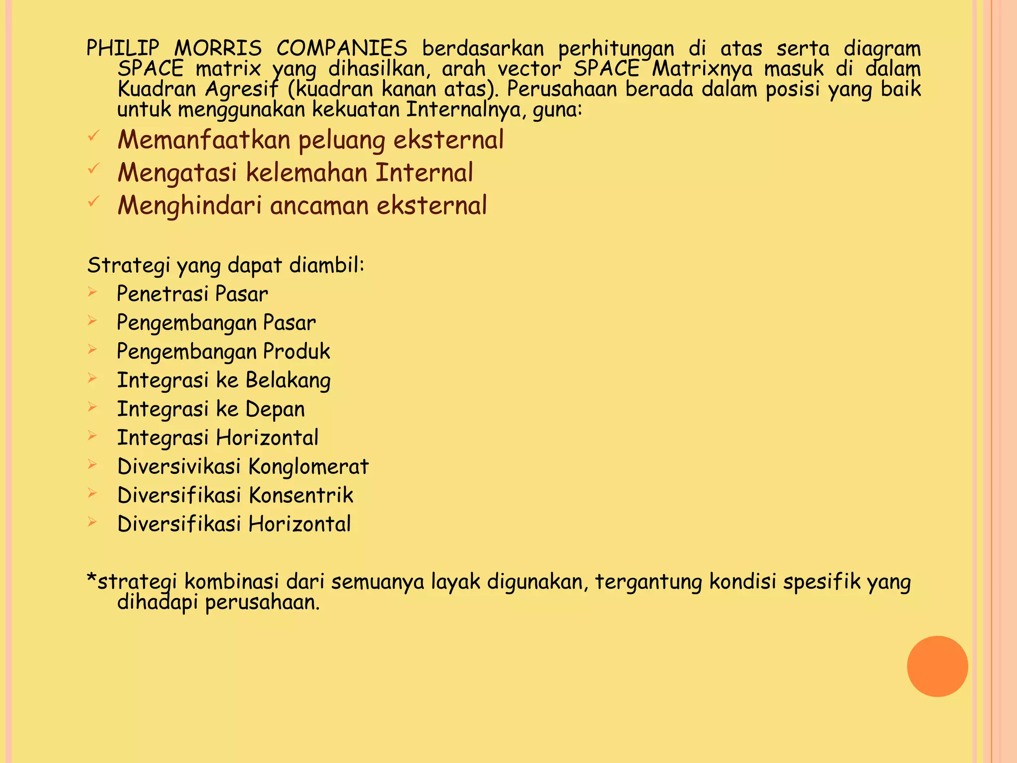 Matriks space philip morris | PPT