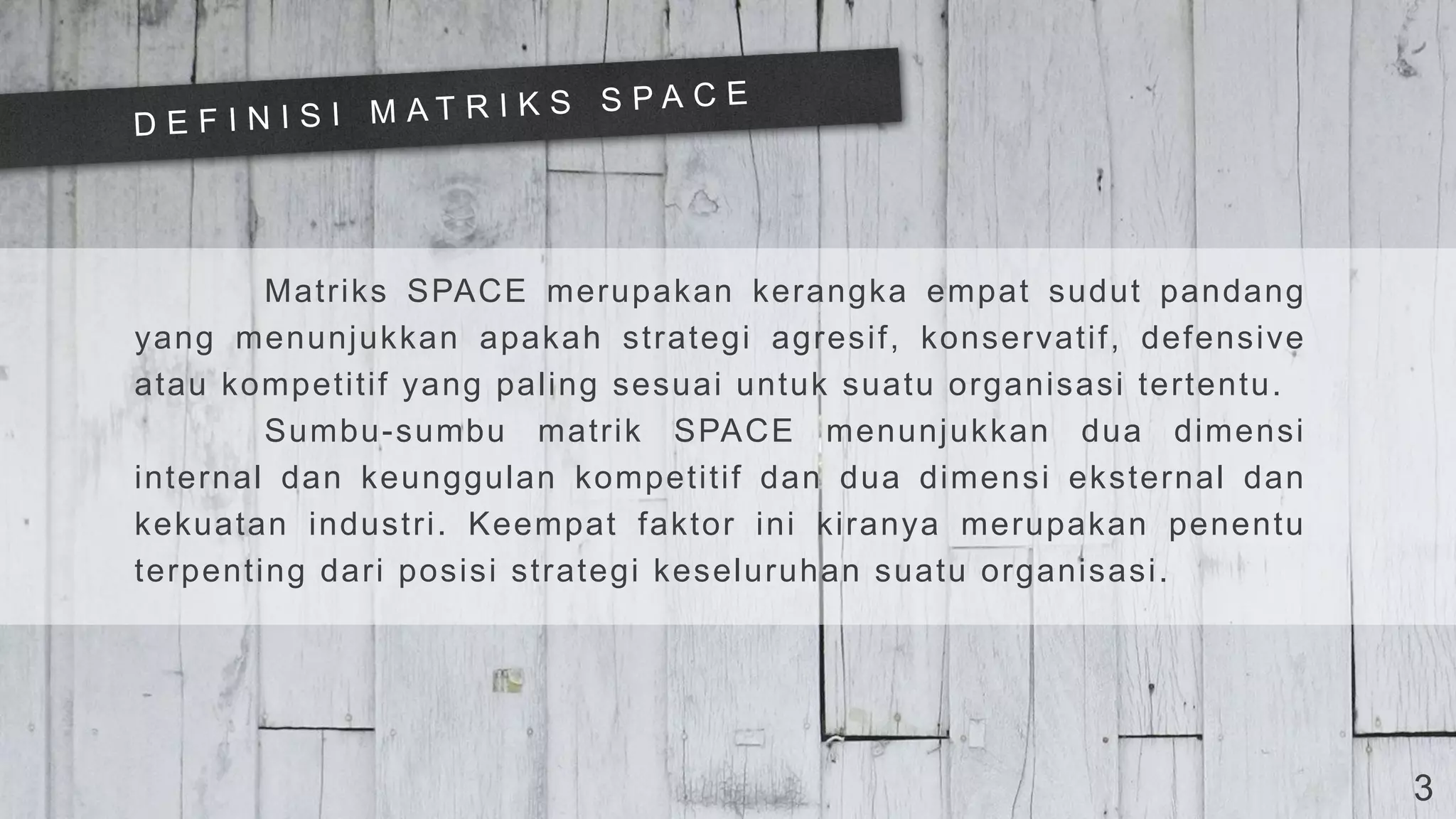 Matriks space ppt | PPTX