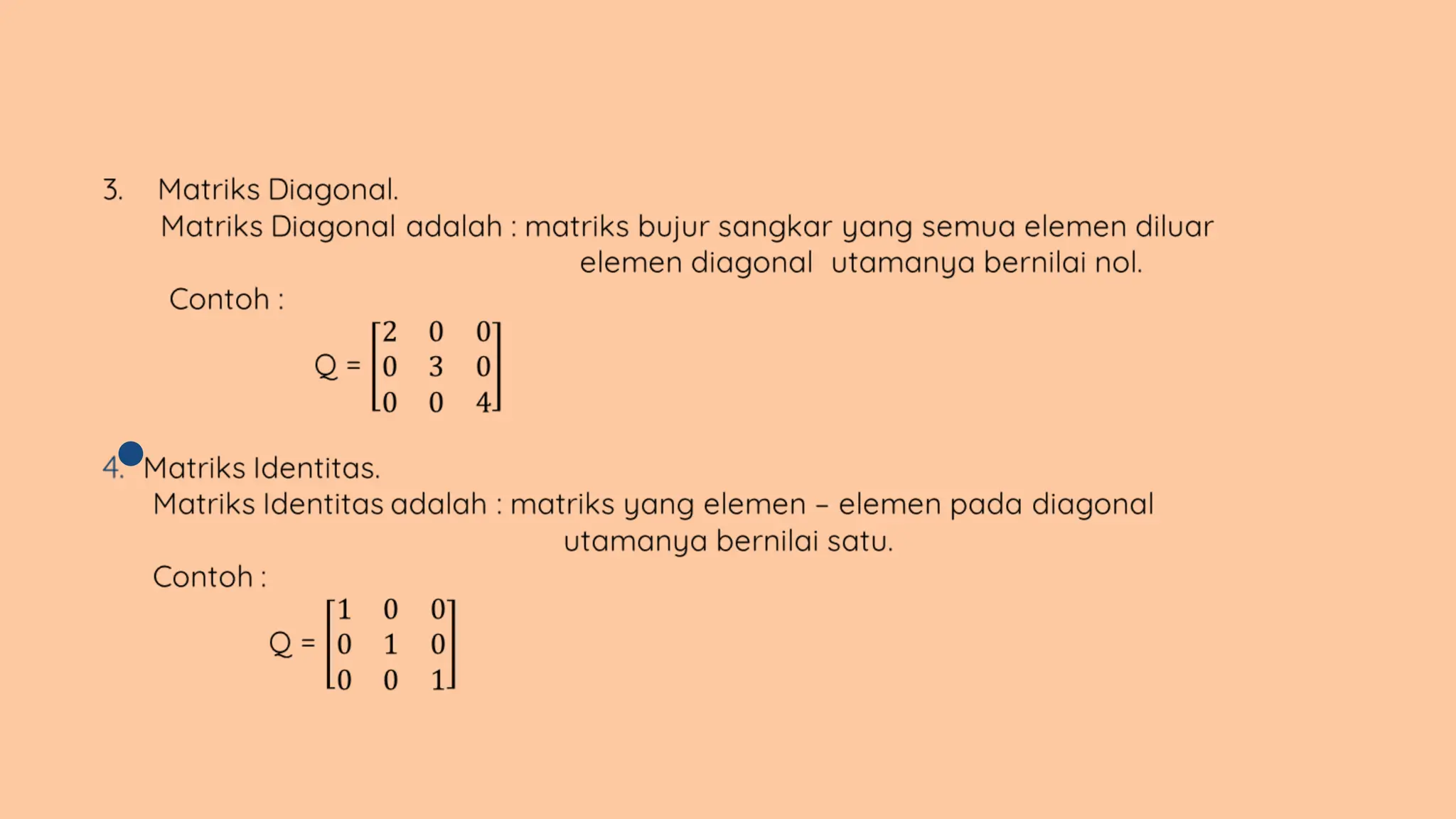 Pertemuan 1 Pembelajaran Matriks dan JENIS-JENIS | PPT