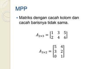 Matriks suplemen.ppt