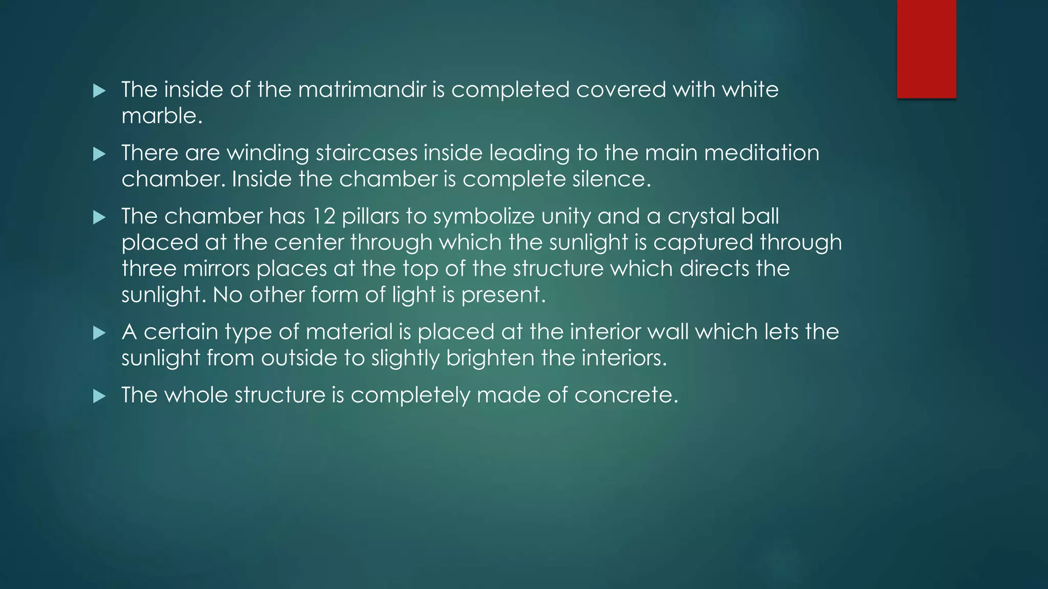 Matrimandir | PPTX