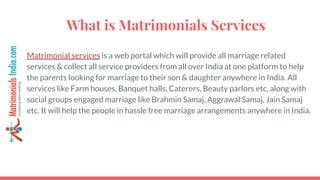 Matrimonial Services | PDF