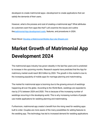 Matrimonial Mobile App Development Features, Cost, Process and Team ...