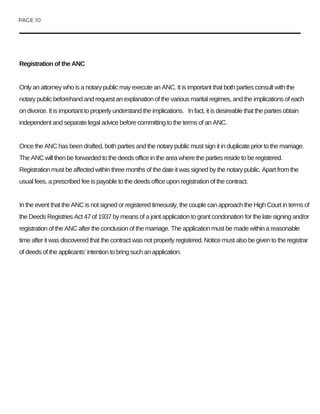 Matrimonial Property Regimes in South Africa | PDF