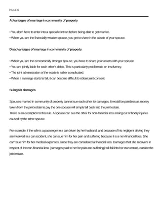 Matrimonial Property Regimes in South Africa | PDF