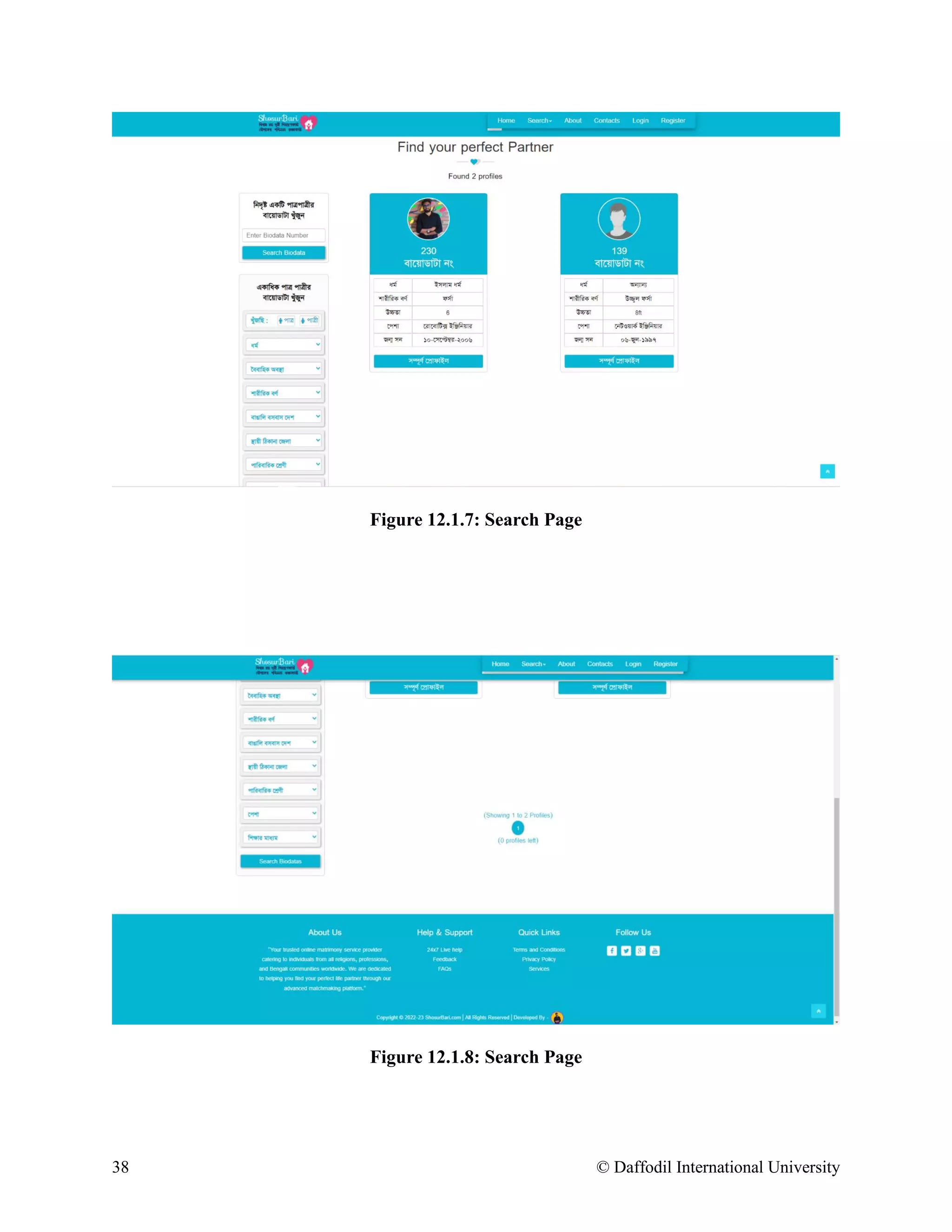 Matrimony Service Project Report - Nafizul Islam - Software Engineering ...