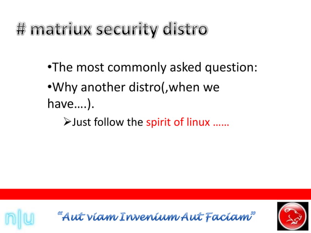 Matriux What and How? | PPTX