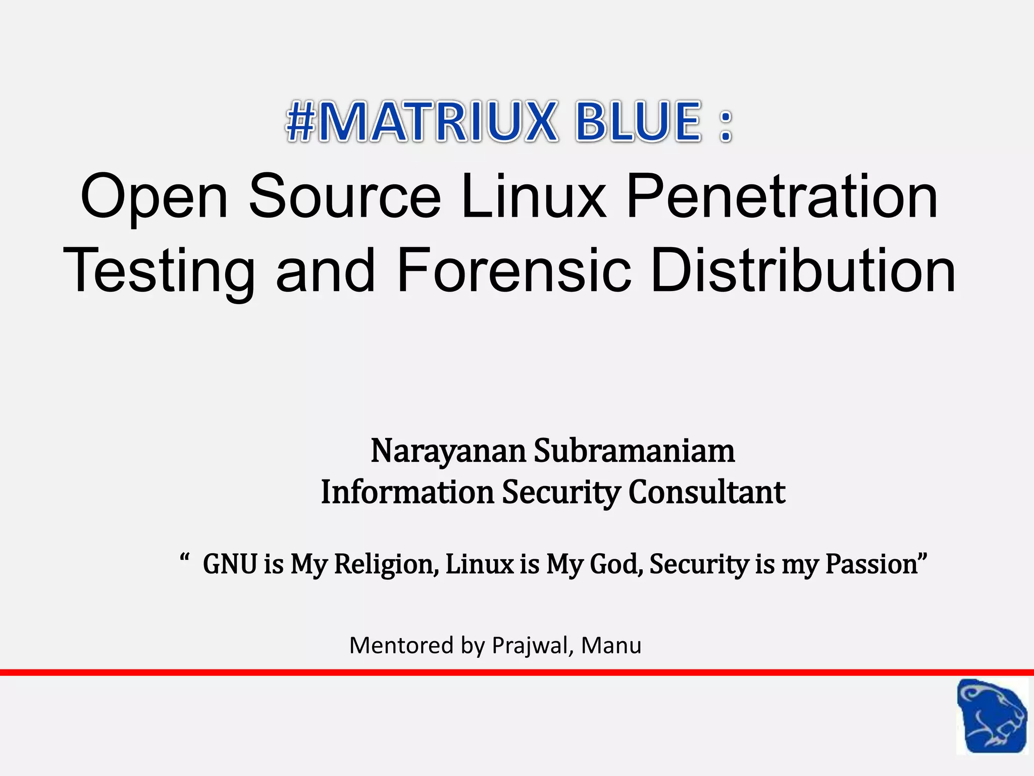 Matriux blue | PPT