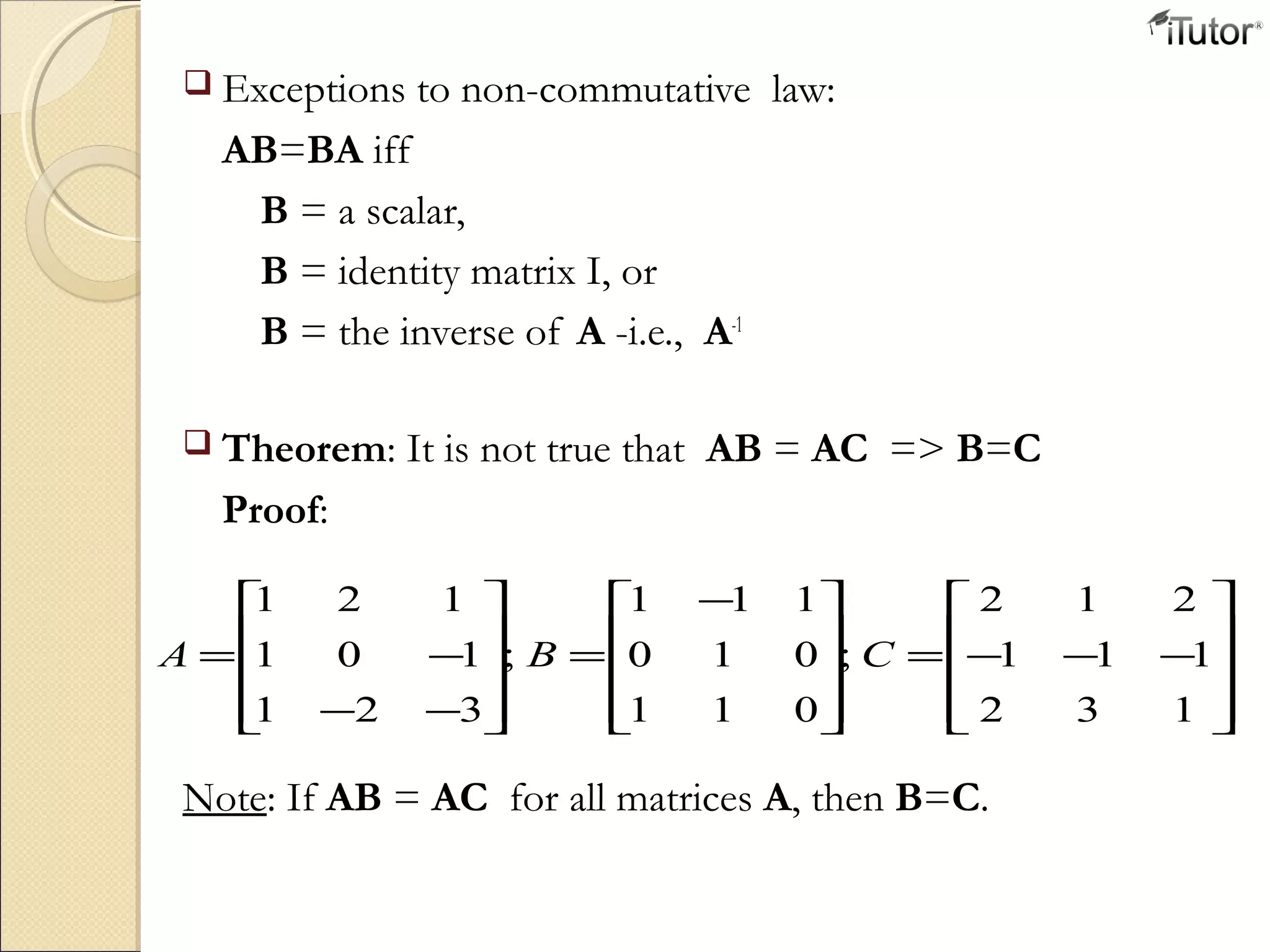 Linear Algebra and Matrix | PPT | Physics | Science