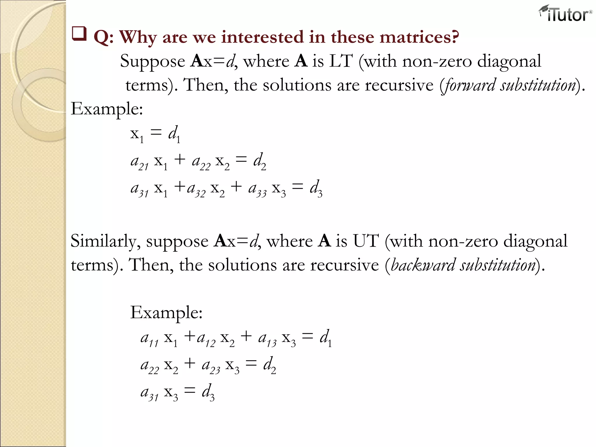 Linear Algebra and Matrix | PPT | Physics | Science