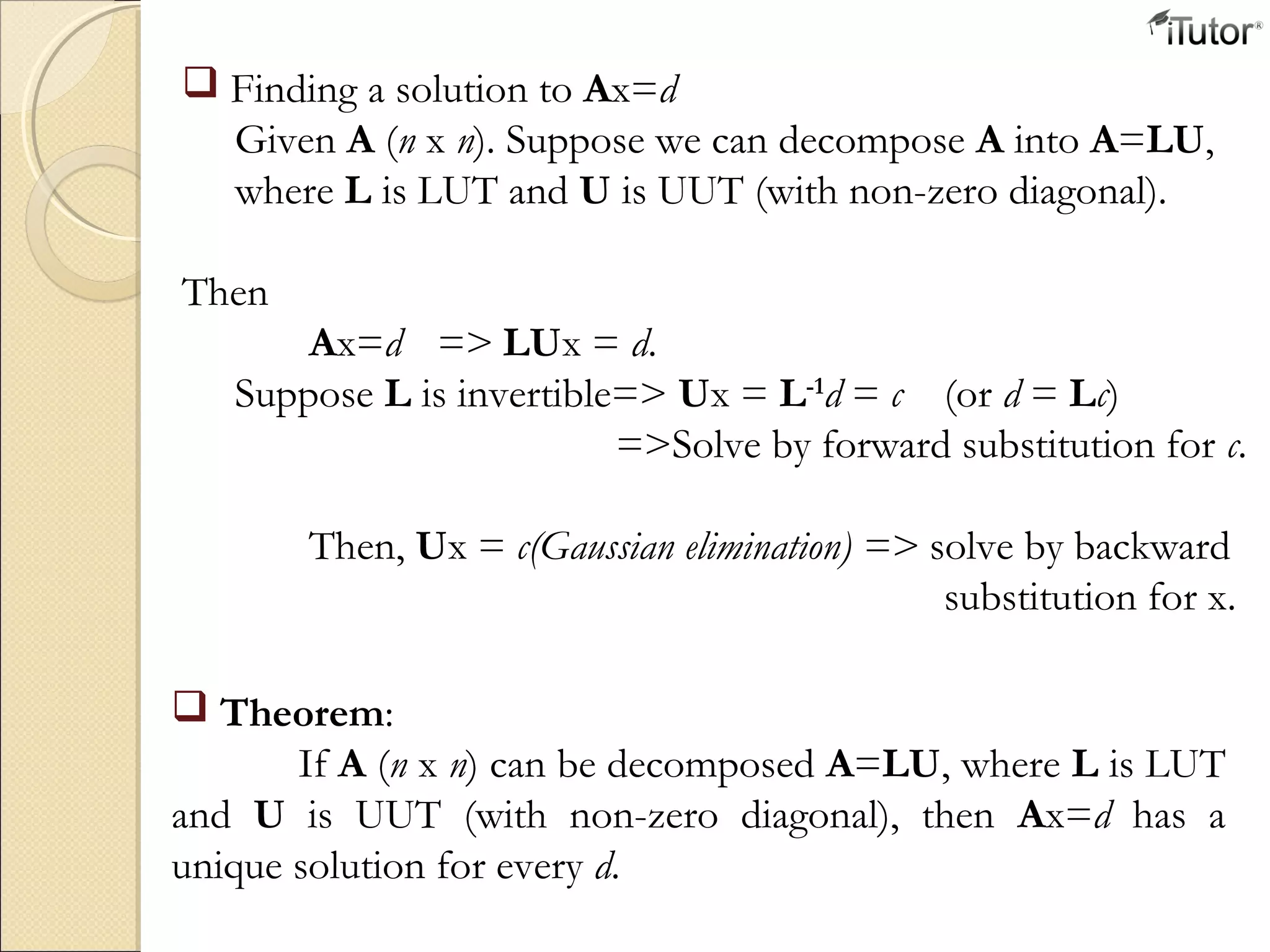 Linear Algebra and Matrix | PPT | Physics | Science