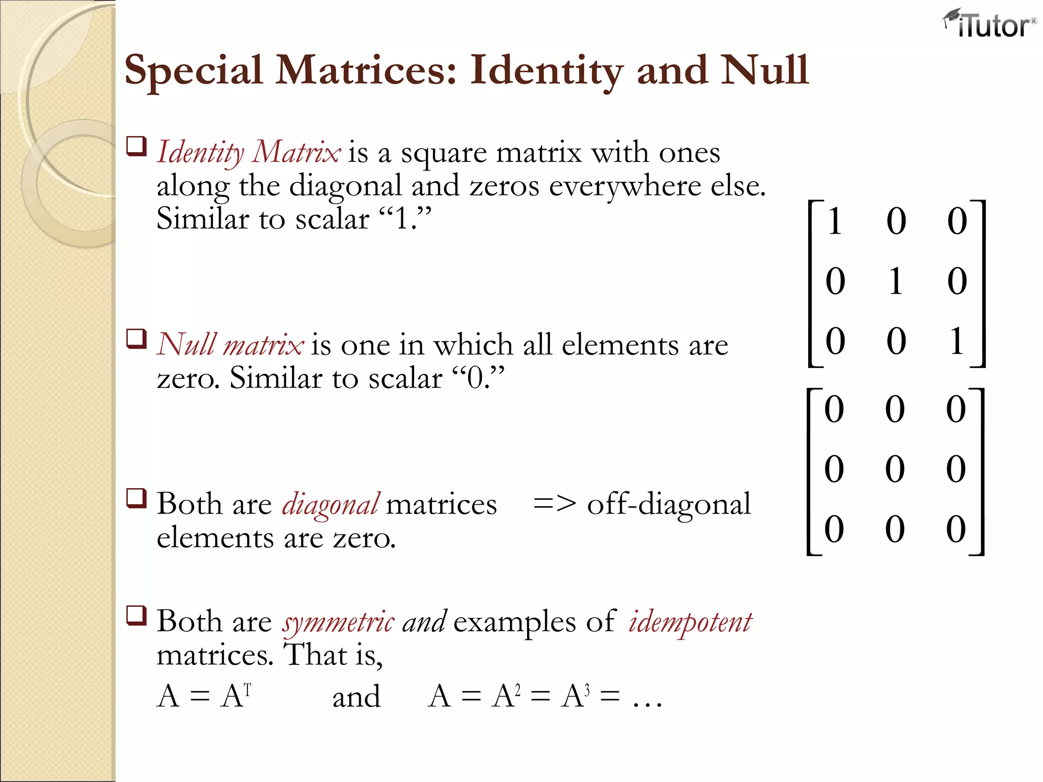 Linear Algebra and Matrix | PPT | Physics | Science