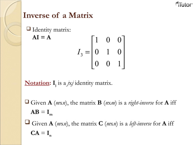 Linear Algebra and Matrix | PPT | Physics | Science
