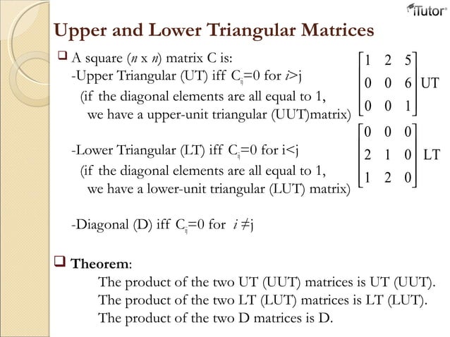 Linear Algebra and Matrix | PPT | Physics | Science