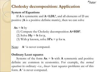 Linear Algebra and Matrix | PPT