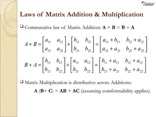 Linear Algebra and Matrix | PPT