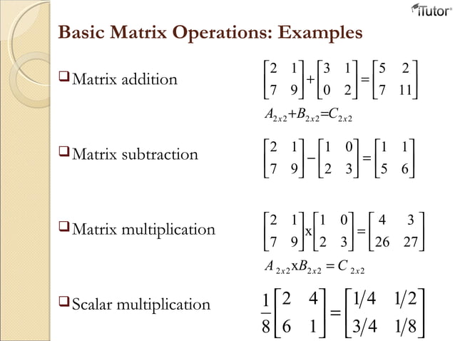 Linear Algebra and Matrix