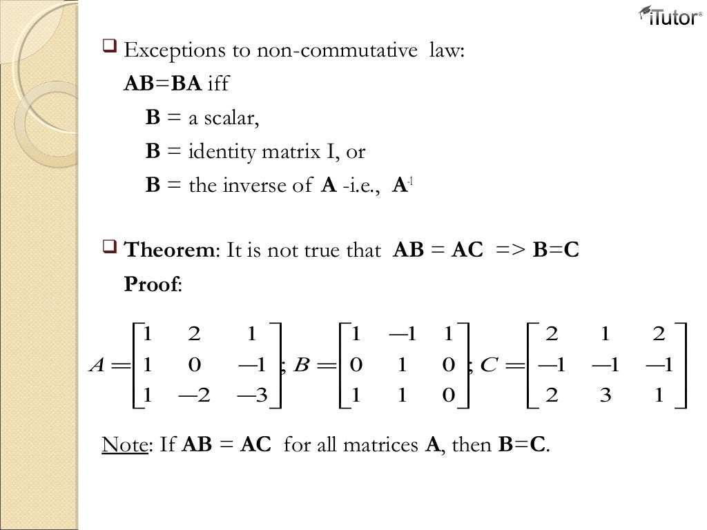 Linear Algebra and Matrix
