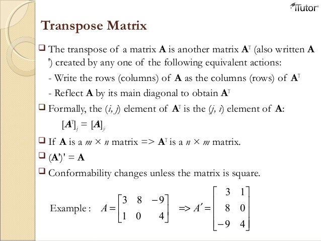 Linear Algebra And Matrix