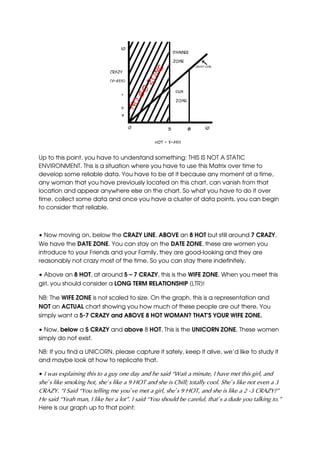 HOT CRAZY MATRIX for Men and CUTE vs RICH MATRIX for WOMEN | PDF