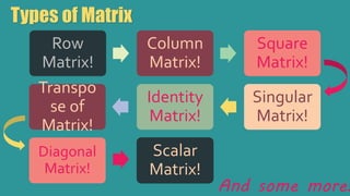 Applications of Matrix | PPTX
