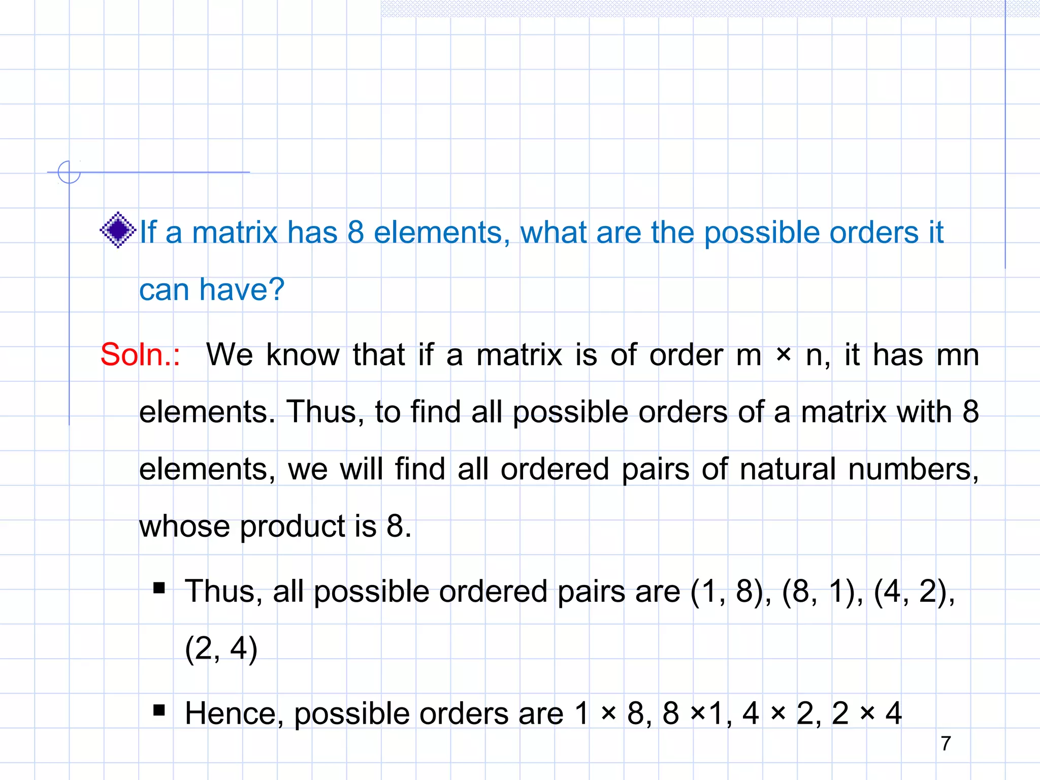 Matrix and Determinants | PPT