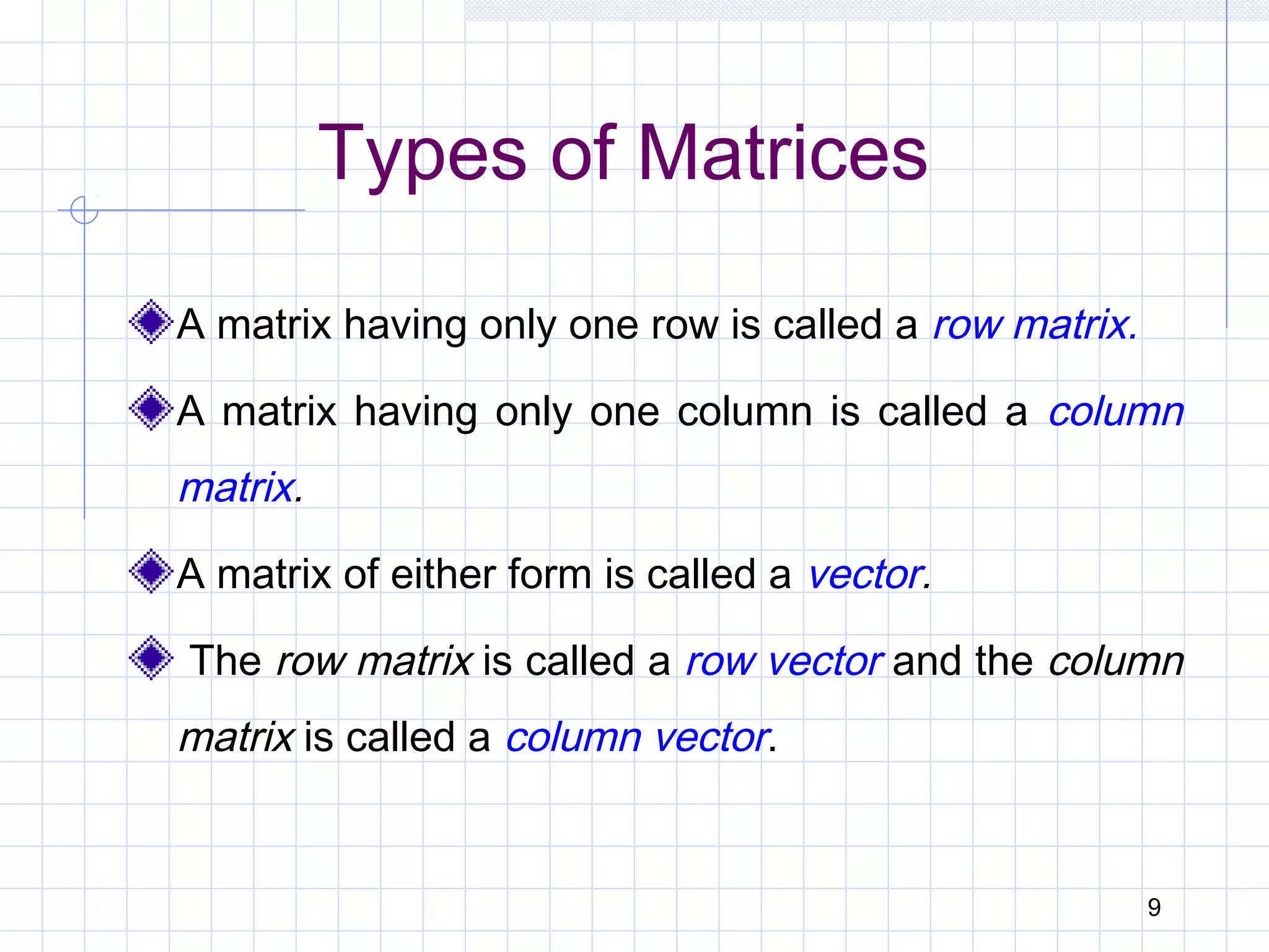 Matrix and Determinants | PPT