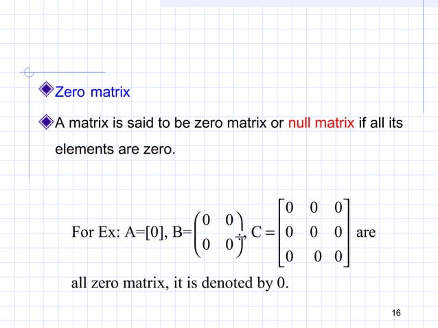 Matrix and Determinants | PPT | Physics | Science